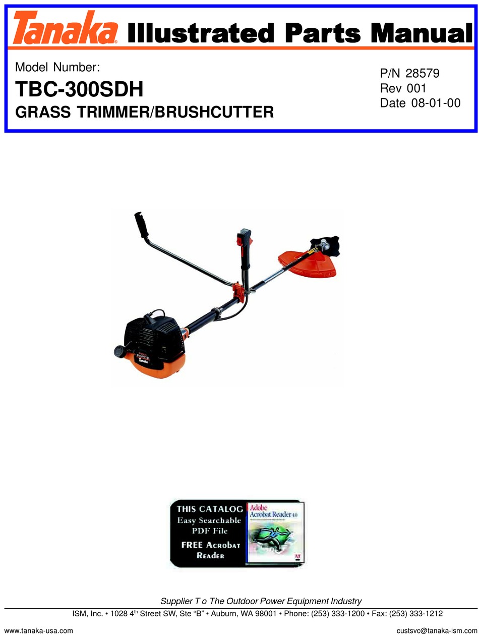 Tanaka Weed Eater Parts Manual at Timothy Mears blog