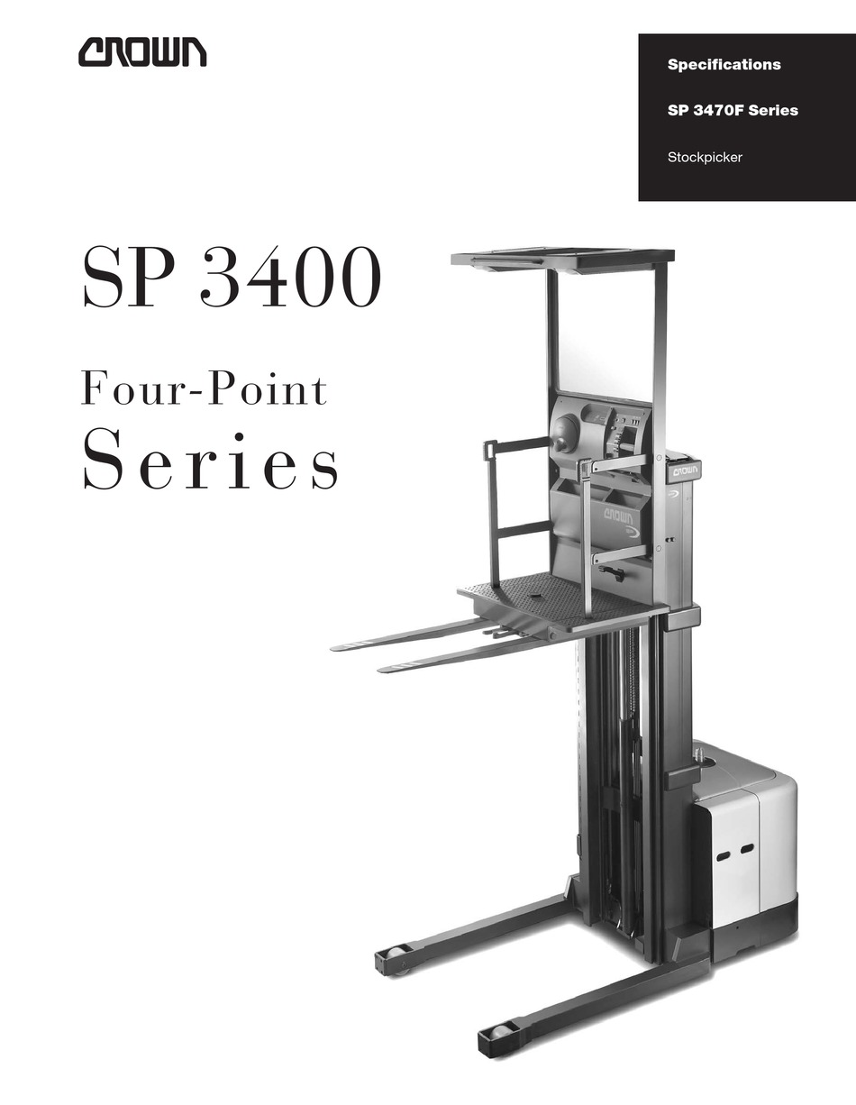 CROWN STOCKPICKER SP 3470F SPECIFICATIONS Pdf Download | ManualsLib