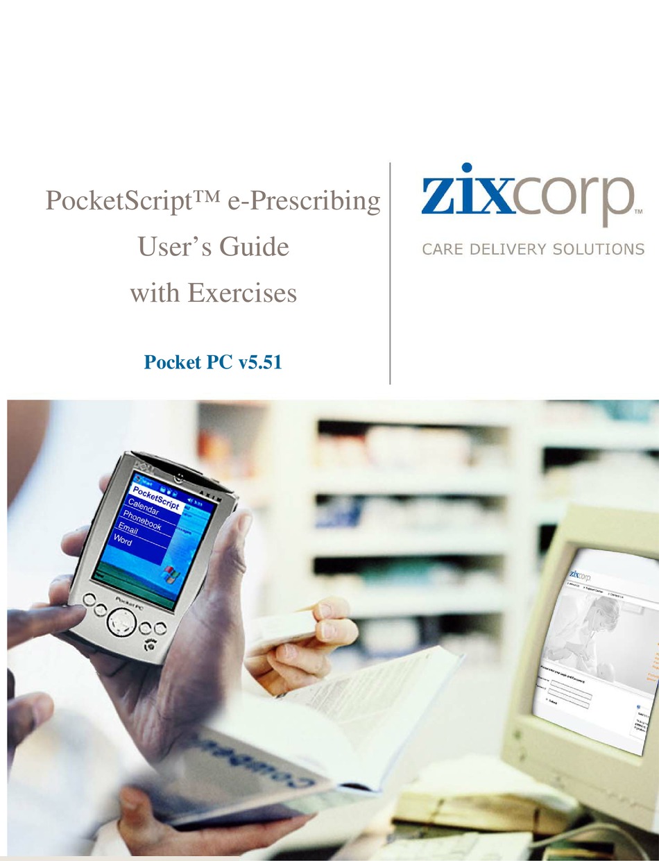 ZIXCORP POCKETSCRIPTTM USER MANUAL Pdf Download | ManualsLib