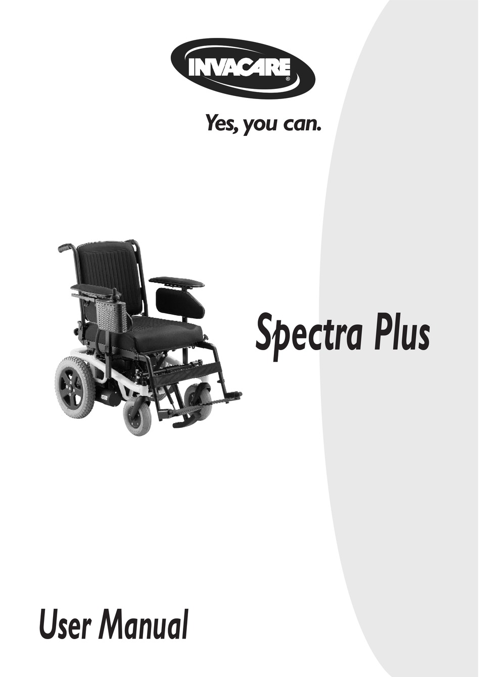INVACARE SPECTRA PLUS USER MANUAL Pdf Download | ManualsLib