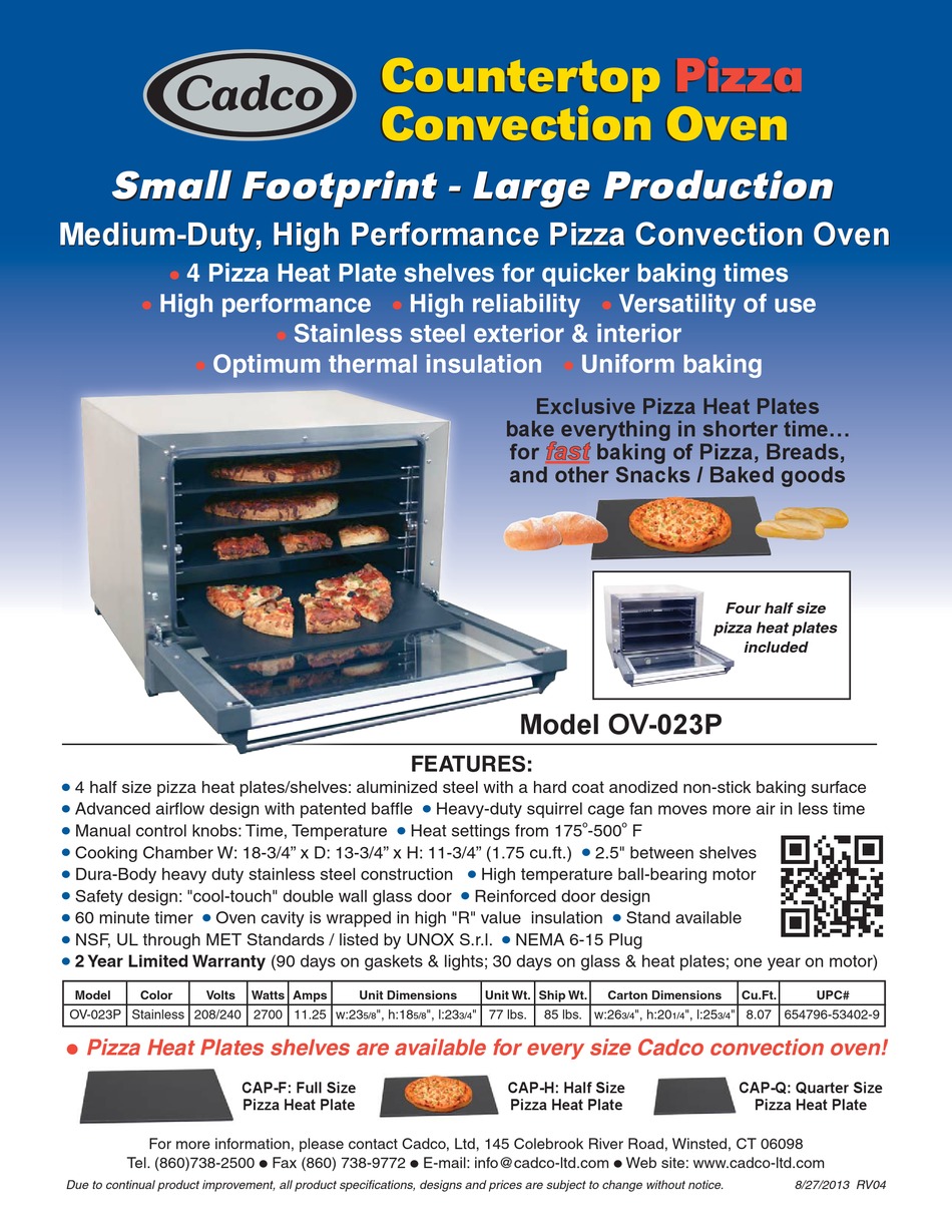 CADCO OV-023P QUICK MANUAL Pdf Download | ManualsLib