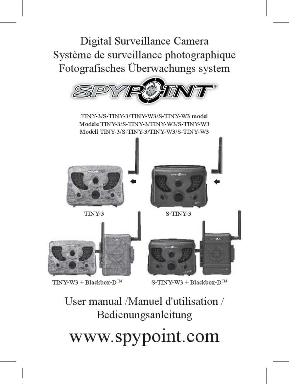 SPYPOINT TINY-3 USER MANUAL Pdf Download | ManualsLib