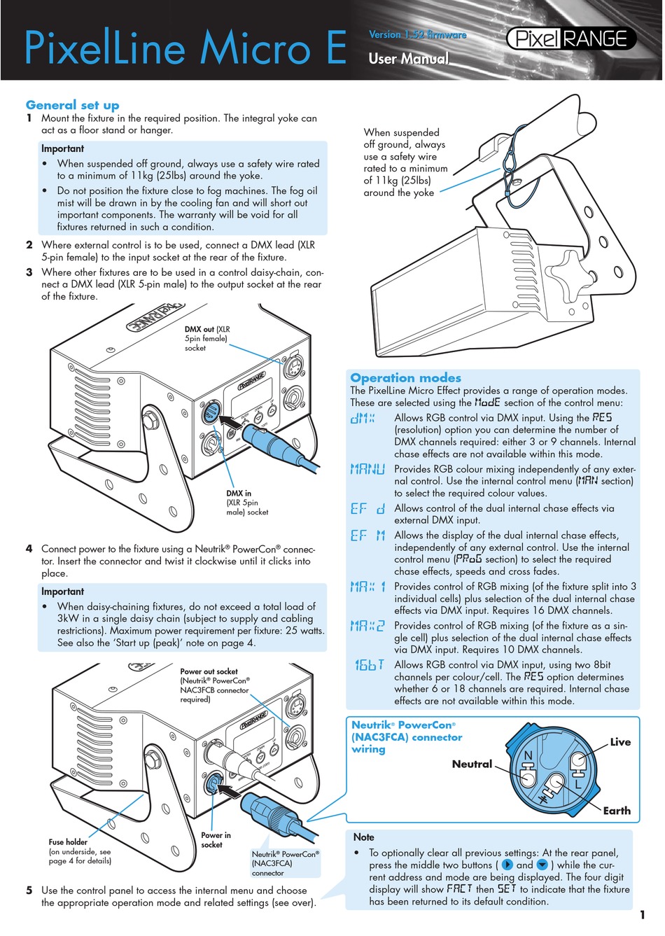 PIXEL RANGE PIXELLINE MICRO E USER MANUAL Pdf Download | ManualsLib