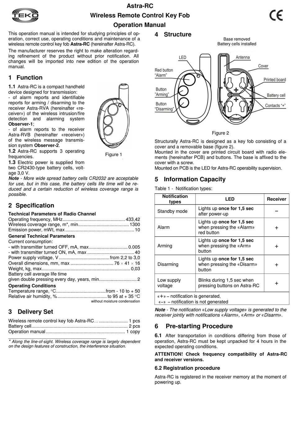 TEKO ASTRA-RC OPERATION MANUAL Pdf Download | ManualsLib