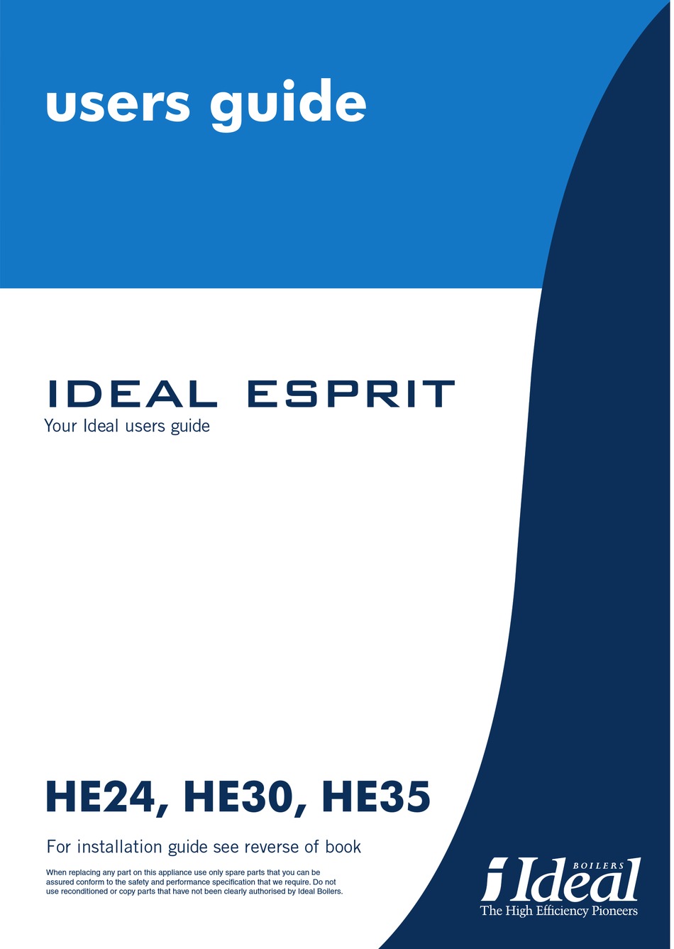 IDEAL HE24 USER MANUAL Pdf Download ManualsLib IDEAL HE24 USER MANUAL Pdf Download ManualsLib