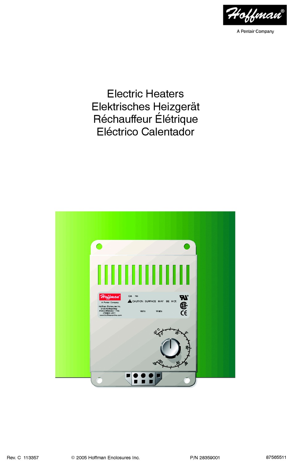 HOFFMANN DAH1001A INSTALLATION INSTRUCTIONS MANUAL Pdf Download ...