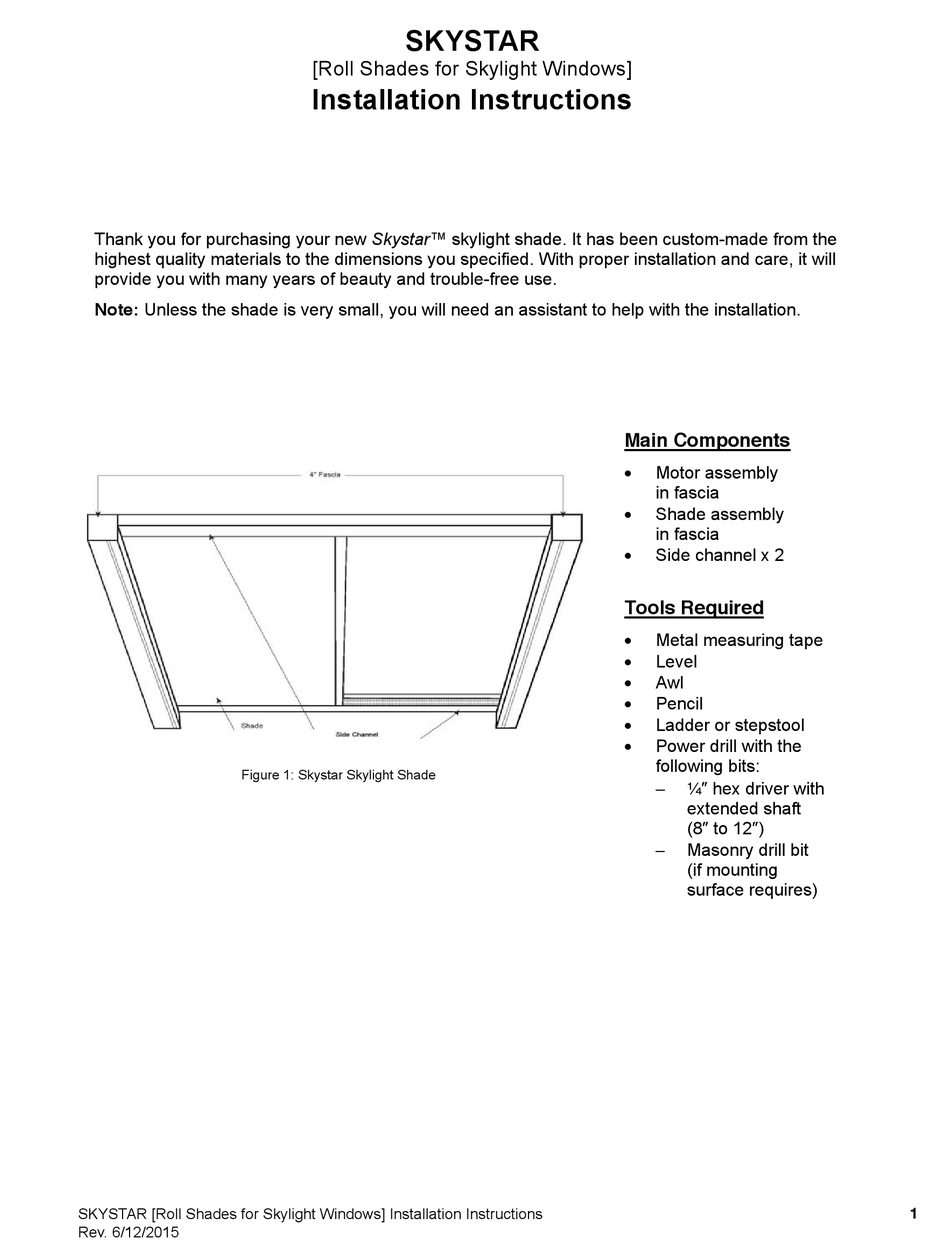 CASTEC SKYSTAR INSTALLATION INSTRUCTIONS Pdf Download | ManualsLib
