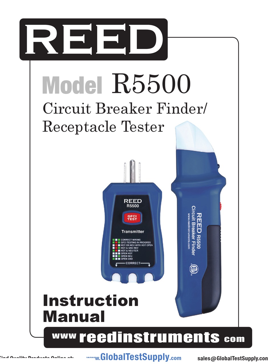 REED R5500 INSTRUCTION MANUAL Pdf Download | ManualsLib
