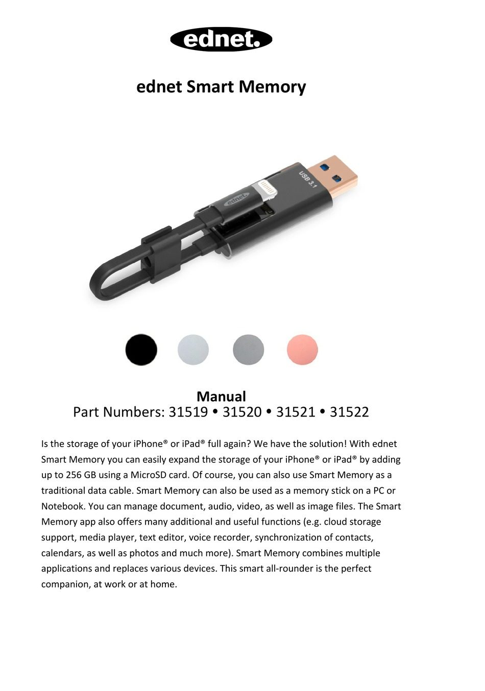 EDNET 31519 MANUAL Pdf Download | ManualsLib