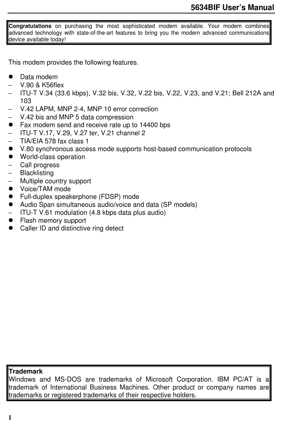 ARCHTEK TELECOM 5634BIF USER MANUAL Pdf Download | ManualsLib