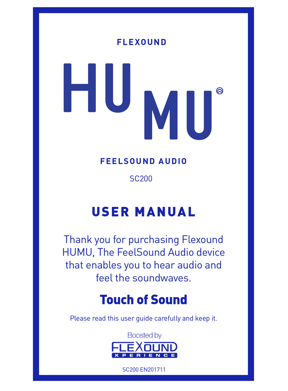 FLEXOUND HUMU SC200 USER MANUAL Pdf Download | ManualsLib