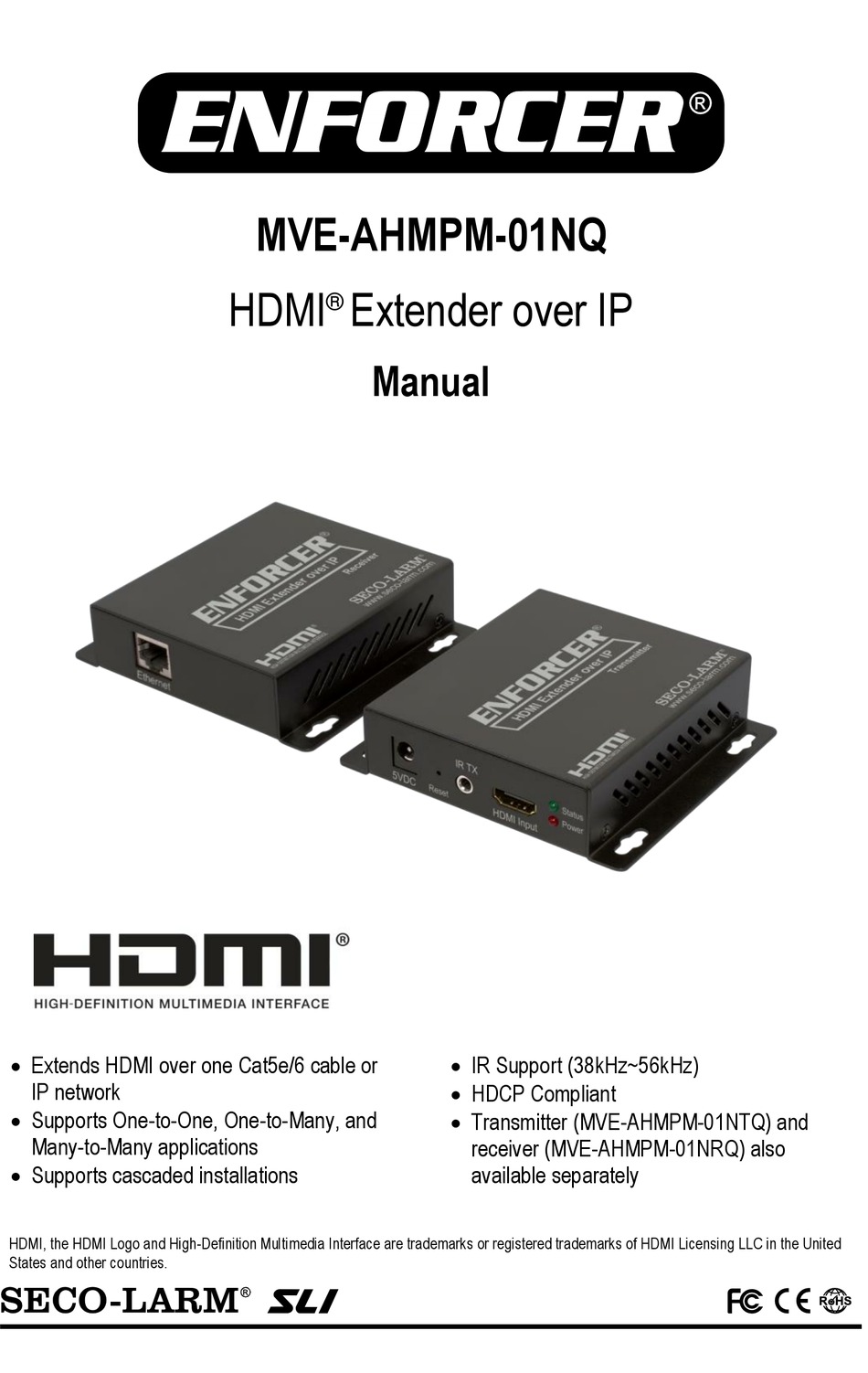 ENFORCER MVE-AHMPM-01NQ MANUAL Pdf Download | ManualsLib