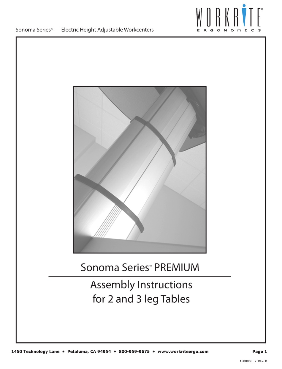 WORKRITE PREMIUM ASSEMBLY INSTRUCTIONS Pdf Download | ManualsLib