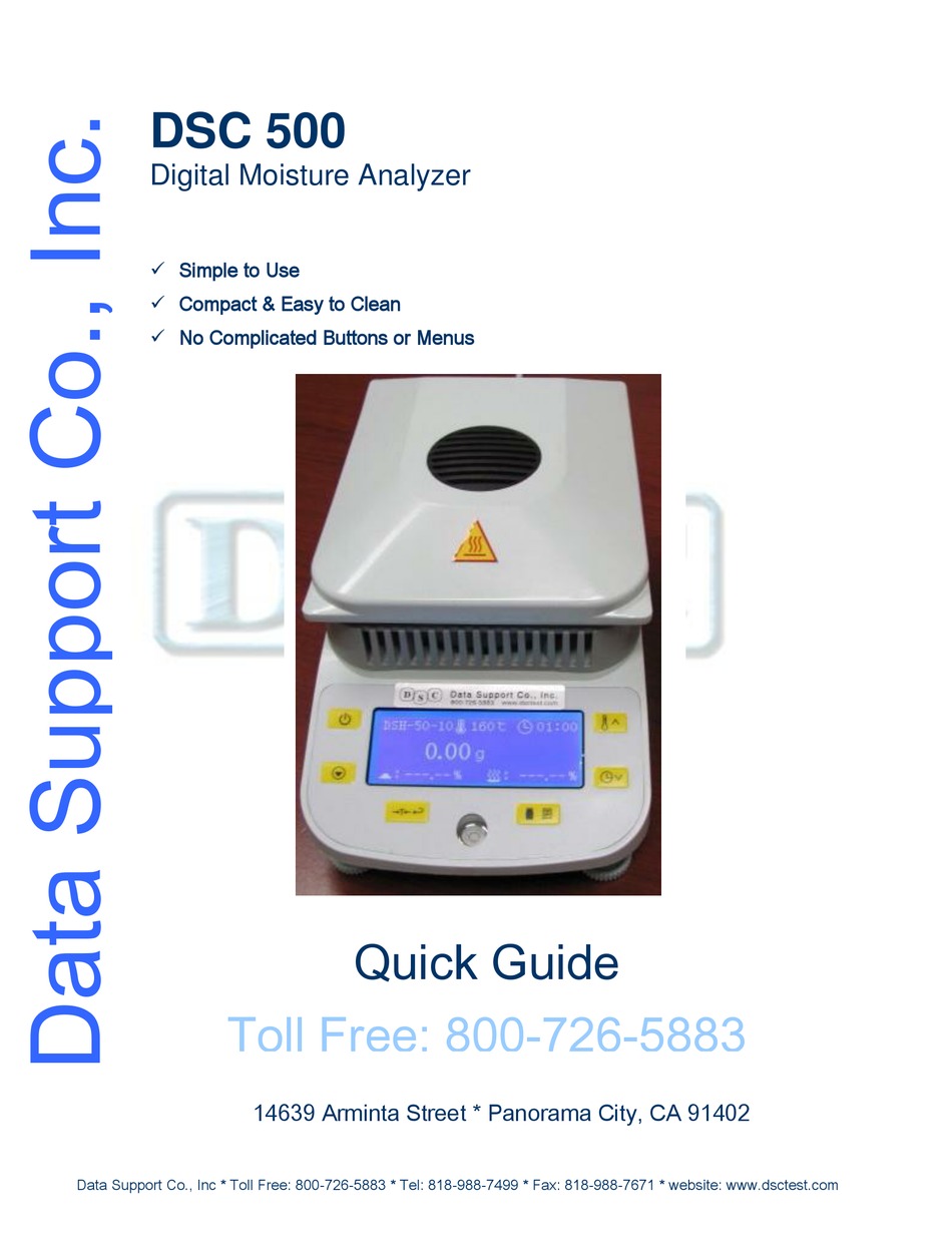 DSC 500 QUICK MANUAL Pdf Download | ManualsLib