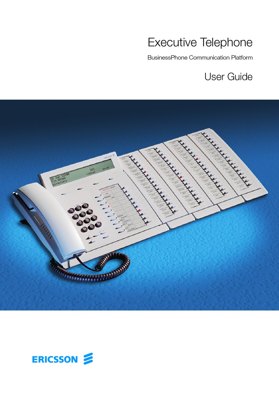 ERICSSON BUSINESSPHONE 50 TELEPHONE USER MANUAL | ManualsLib