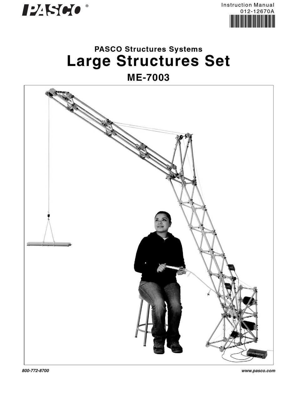 PASCO ME-7003 INSTRUCTION MANUAL Pdf Download | ManualsLib
