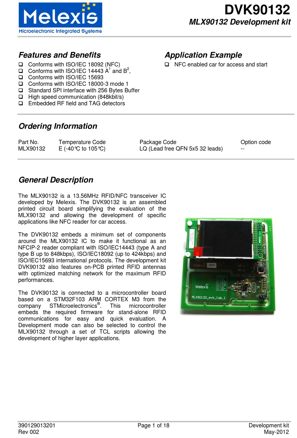 MELEXIS DVK90132 USER MANUAL Pdf Download | ManualsLib