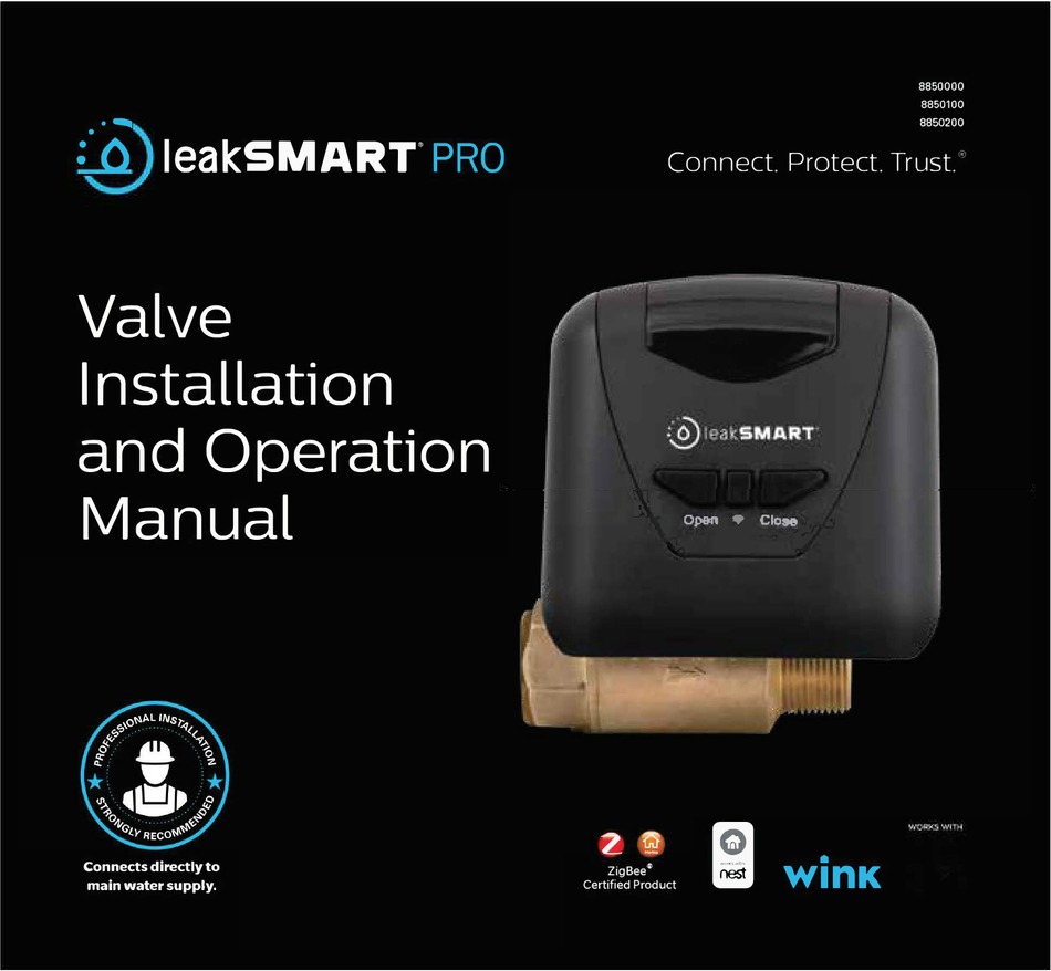 LEAKSMART PRO INSTALLATION AND OPERATION MANUAL Pdf Download | ManualsLib