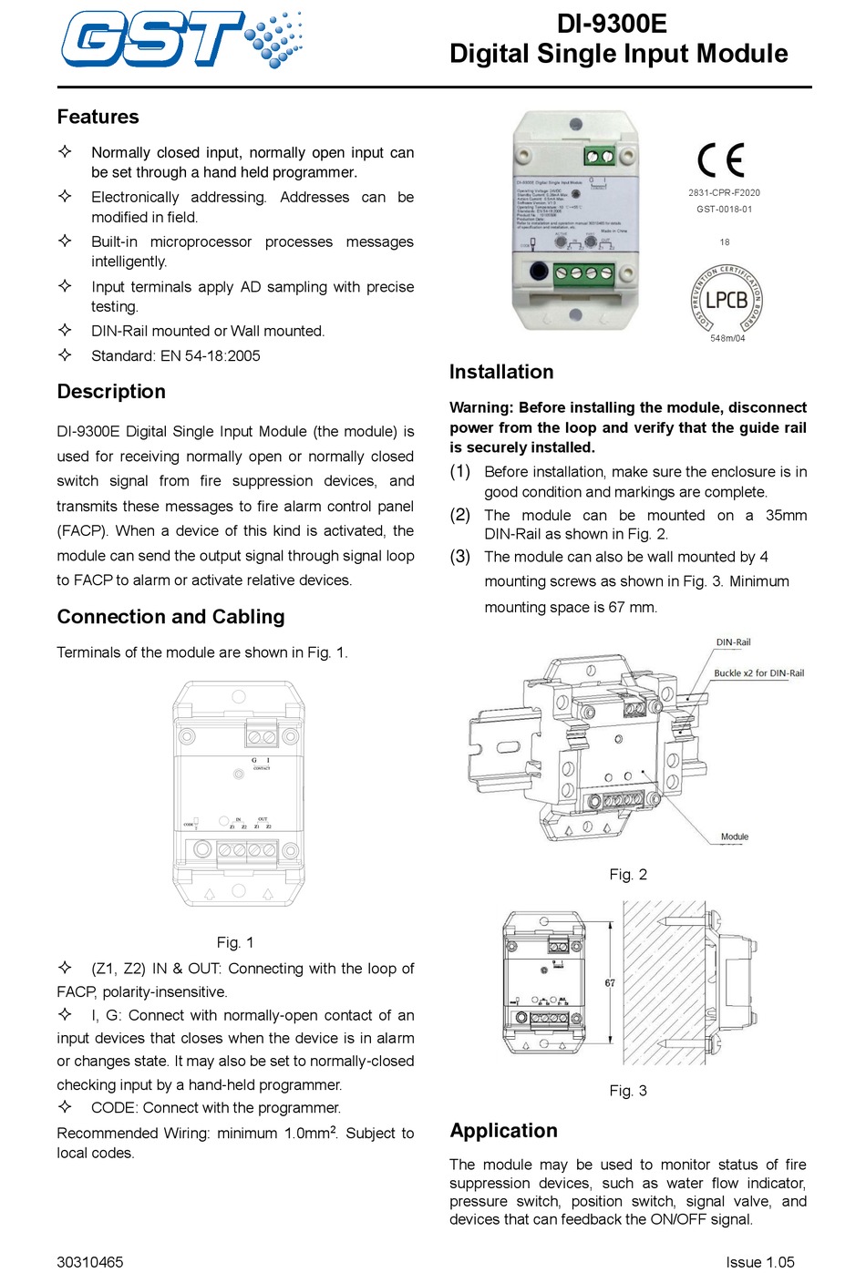 GST DI-9300E QUICK START MANUAL Pdf Download | ManualsLib