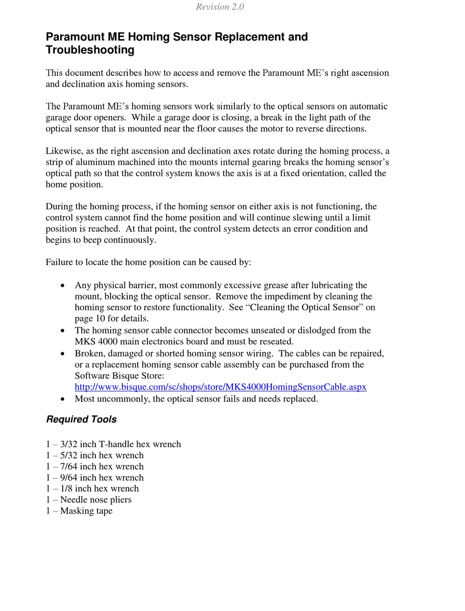 BISQUE PARAMOUNT ME REPLACEMENT AND TROUBLESHOOTING Pdf Download ...