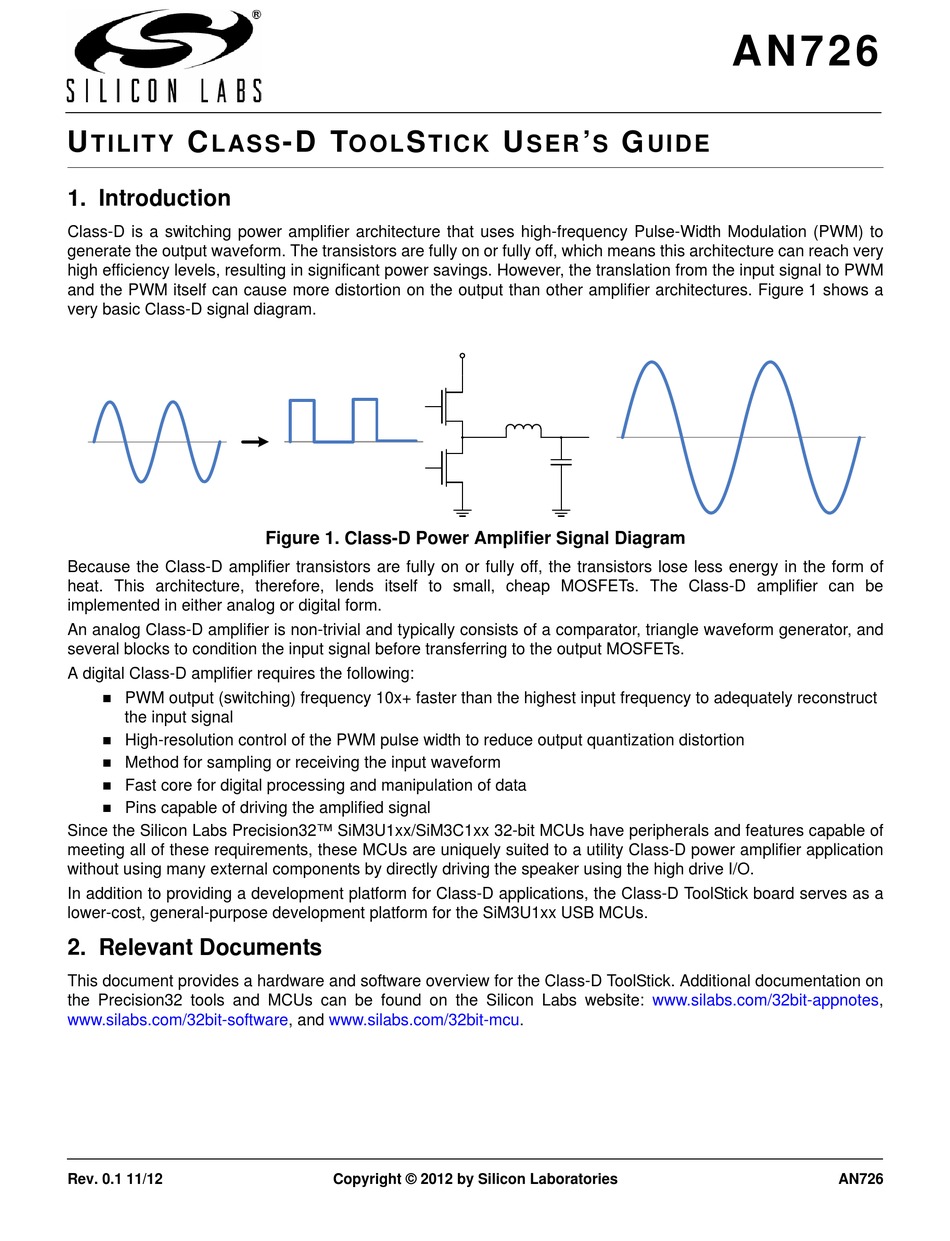 SILICON LABORATORIES AN726 USER MANUAL Pdf Download | ManualsLib