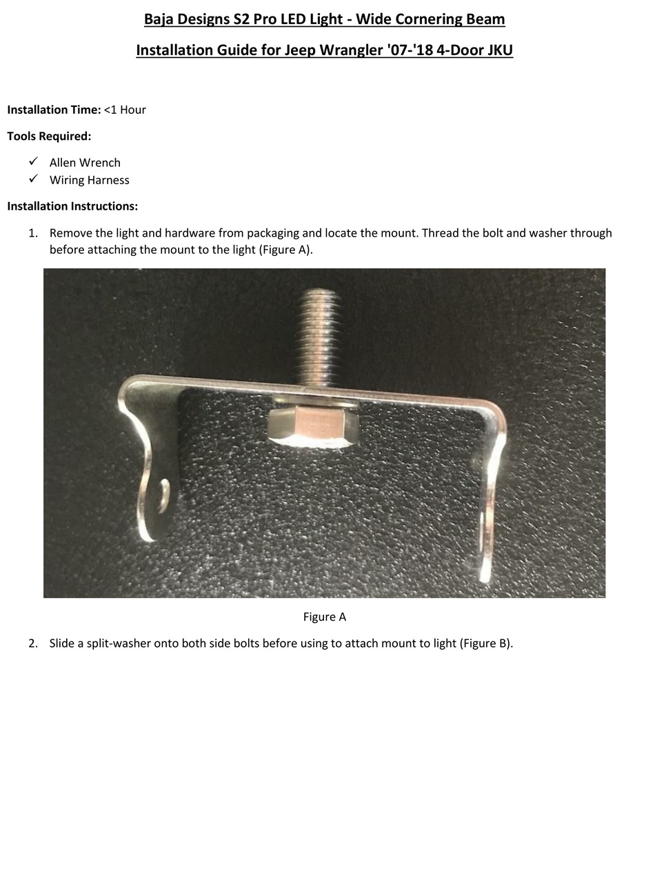 BAJA DESIGNS S2 PRO INSTALLATION MANUAL Pdf Download | ManualsLib