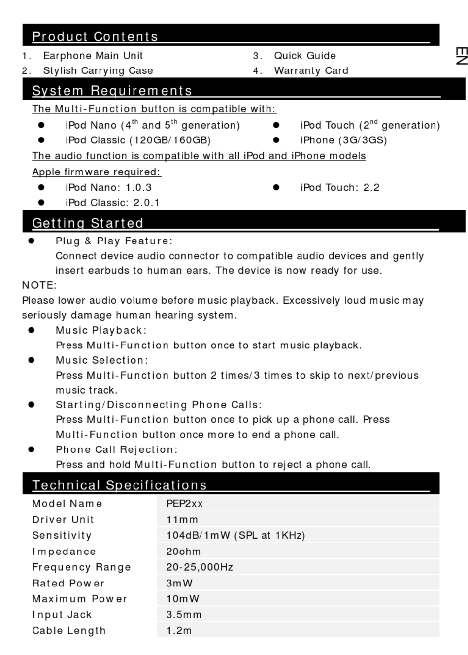 PRESTIGIO PEP2 SERIES QUICK MANUAL Pdf Download | ManualsLib