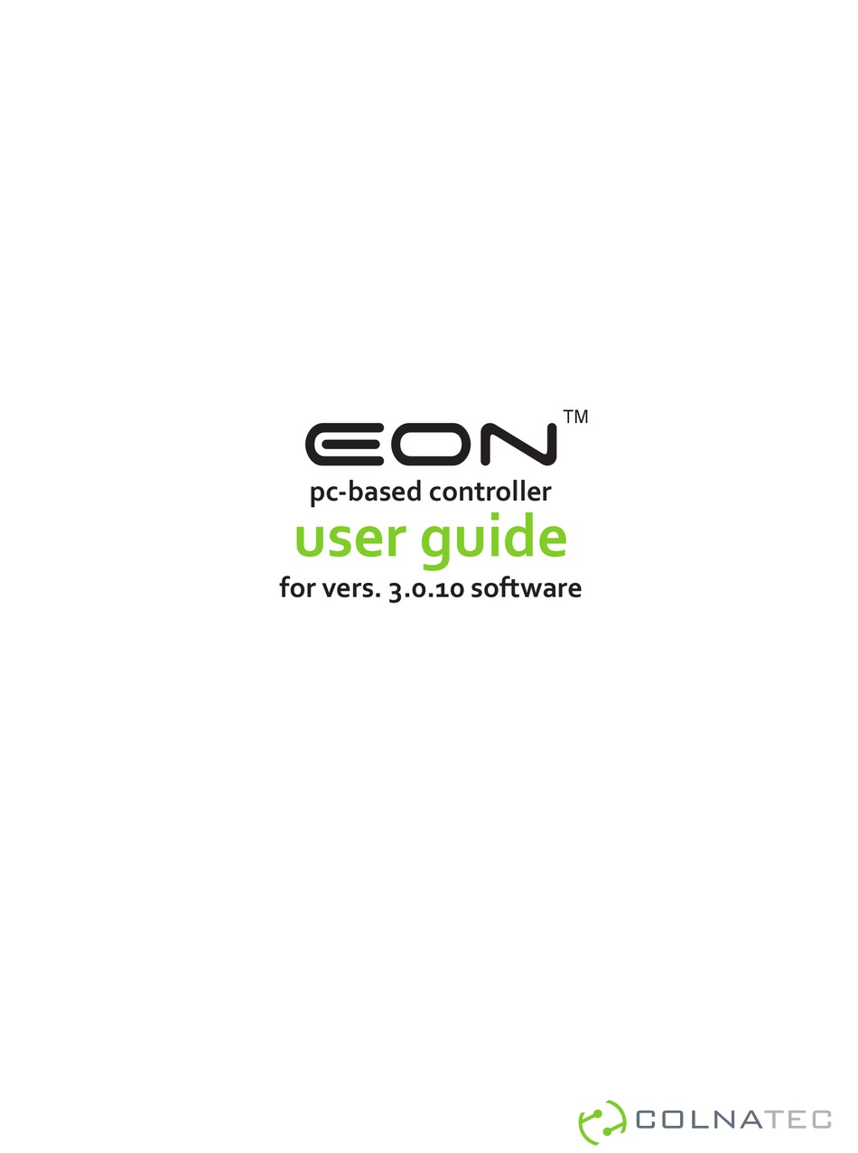 COLNATEC EON USER MANUAL Pdf Download | ManualsLib