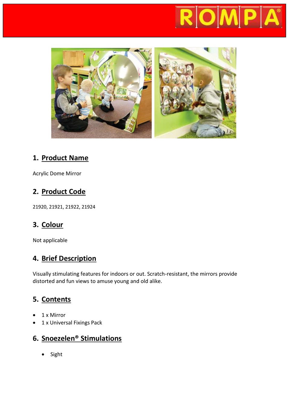 ROMPA 21920 MANUAL Pdf Download | ManualsLib