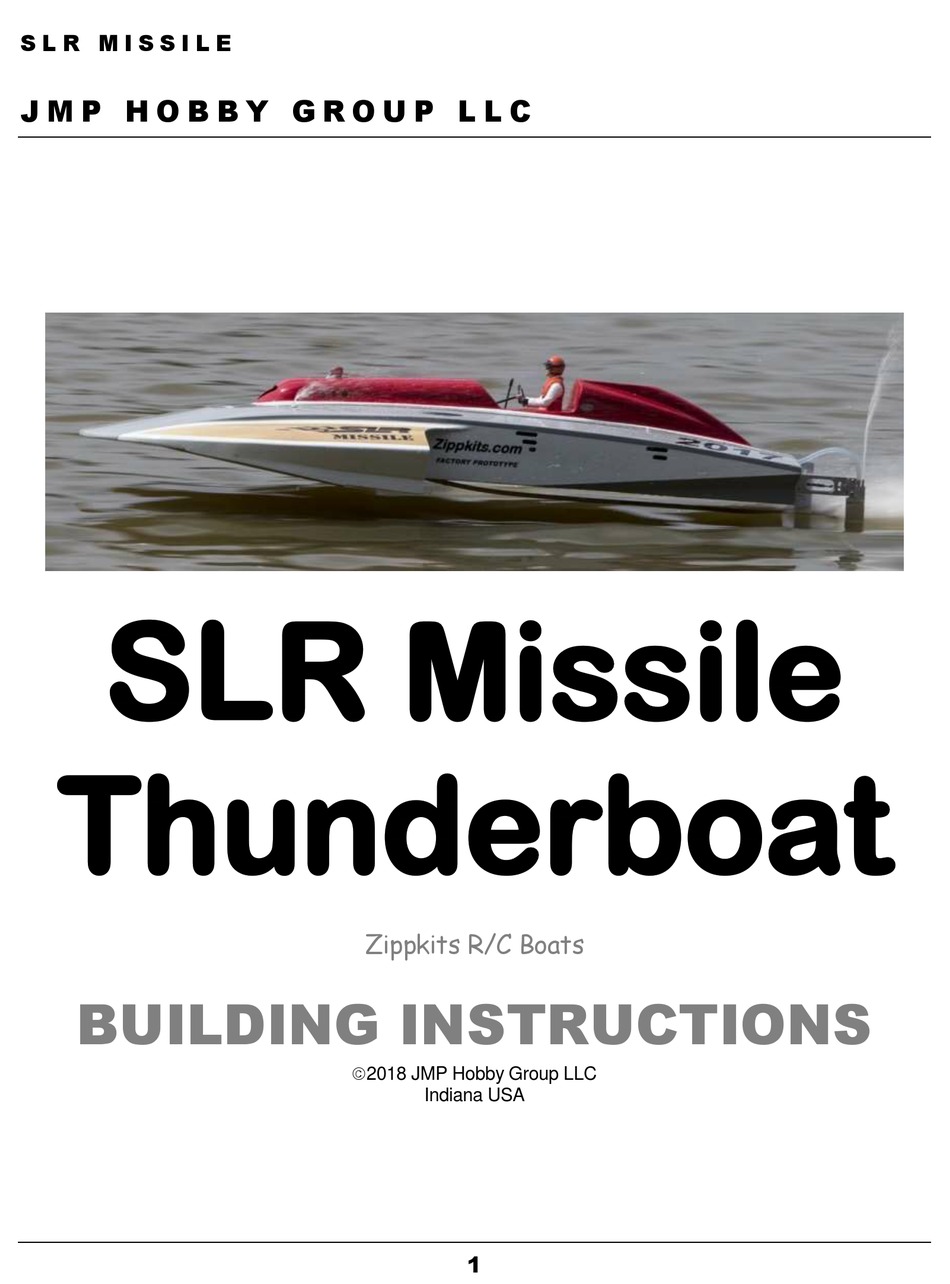 ZIPPKITS SLR MISSILE THUNDERBOAT BUILDING INSTRUCTIONS Pdf Download ...