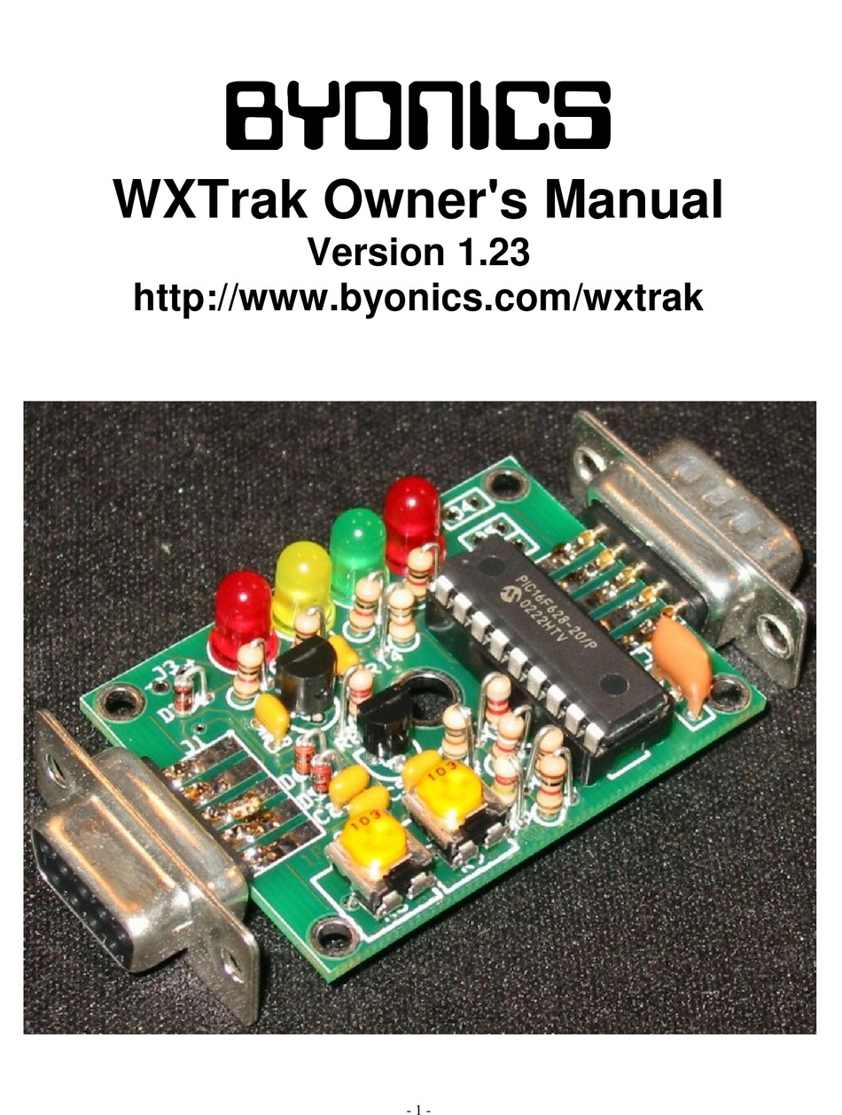 BYONICS WXTRAK OWNER'S MANUAL Pdf Download | ManualsLib