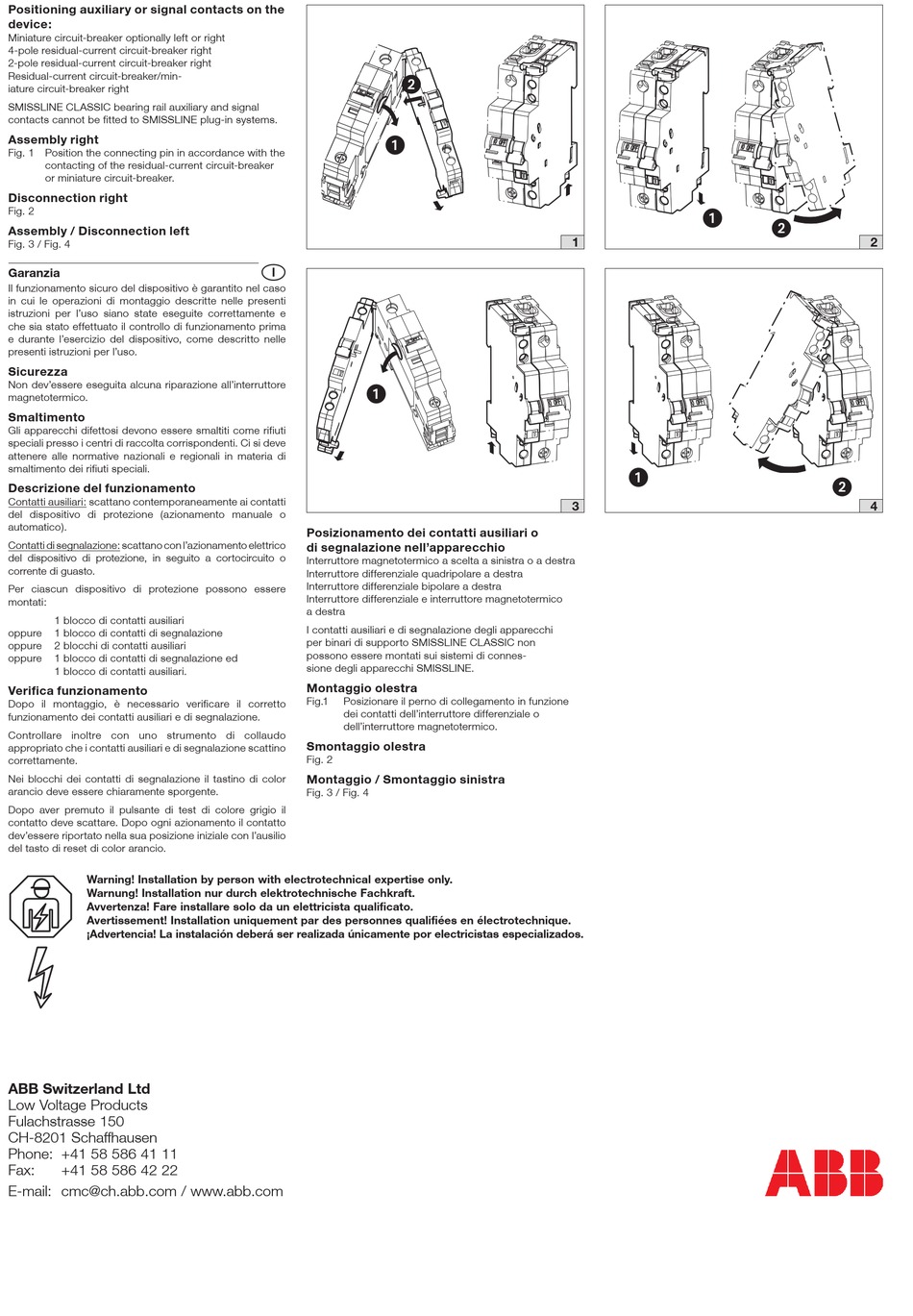 ABB SMISSLINE CLASSIC 2CCC404012M0104 MANUAL Pdf Download | ManualsLib ABB SMISSLINE CLASSIC 2CCC404012M0104 MANUAL Pdf Download | ManualsLib