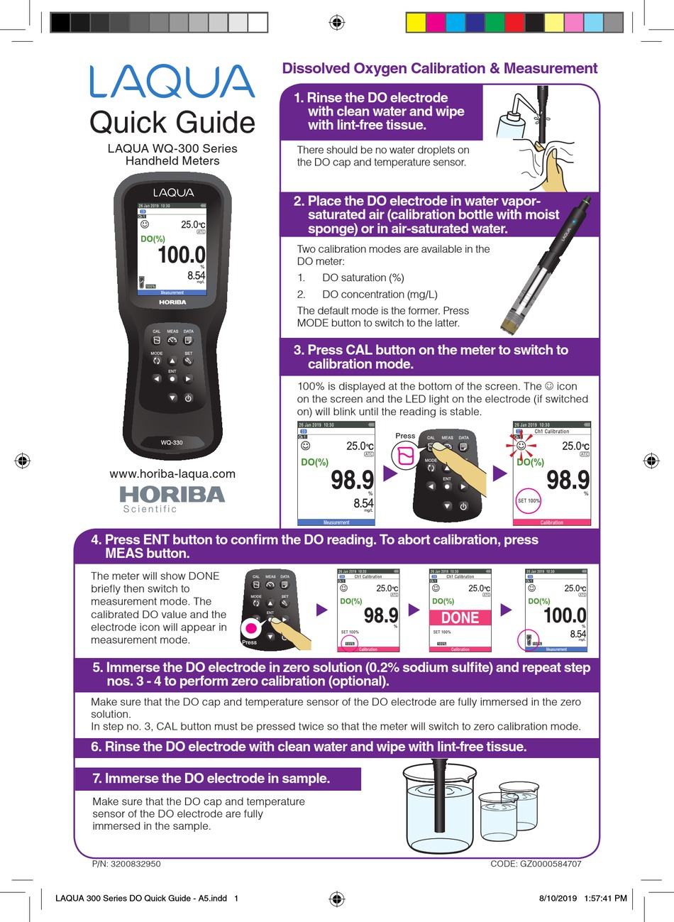 HORIBA SCIENTIFIC LAQUA WQ-300 SERIES QUICK MANUAL Pdf Download ...