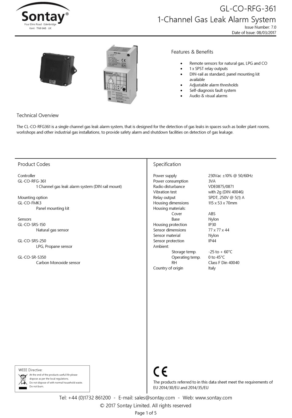 SONTAY GL-CO-RFG-361 QUICK START MANUAL Pdf Download | ManualsLib
