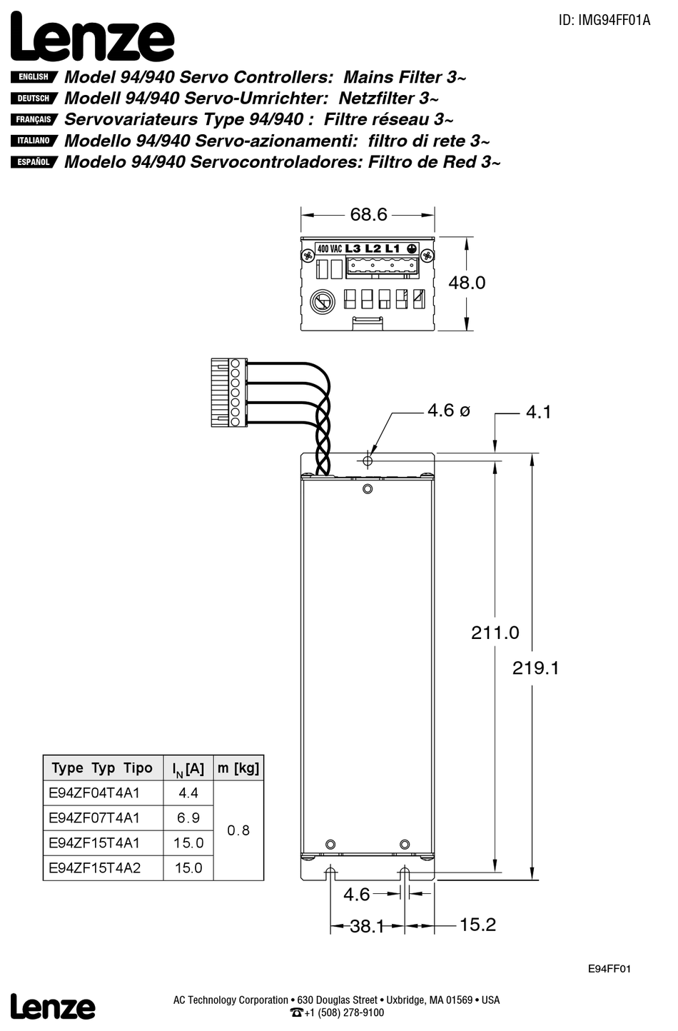 LENZE 94/940 QUICK START MANUAL Pdf Download | ManualsLib