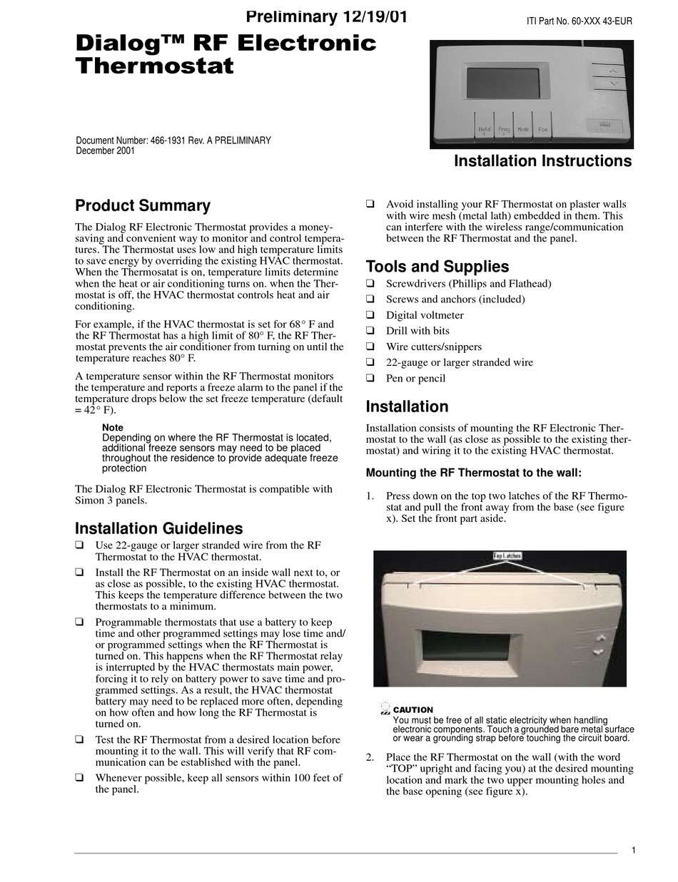 UTC FIRE AND SECURITY DIALOG QUICK START MANUAL Pdf Download | ManualsLib