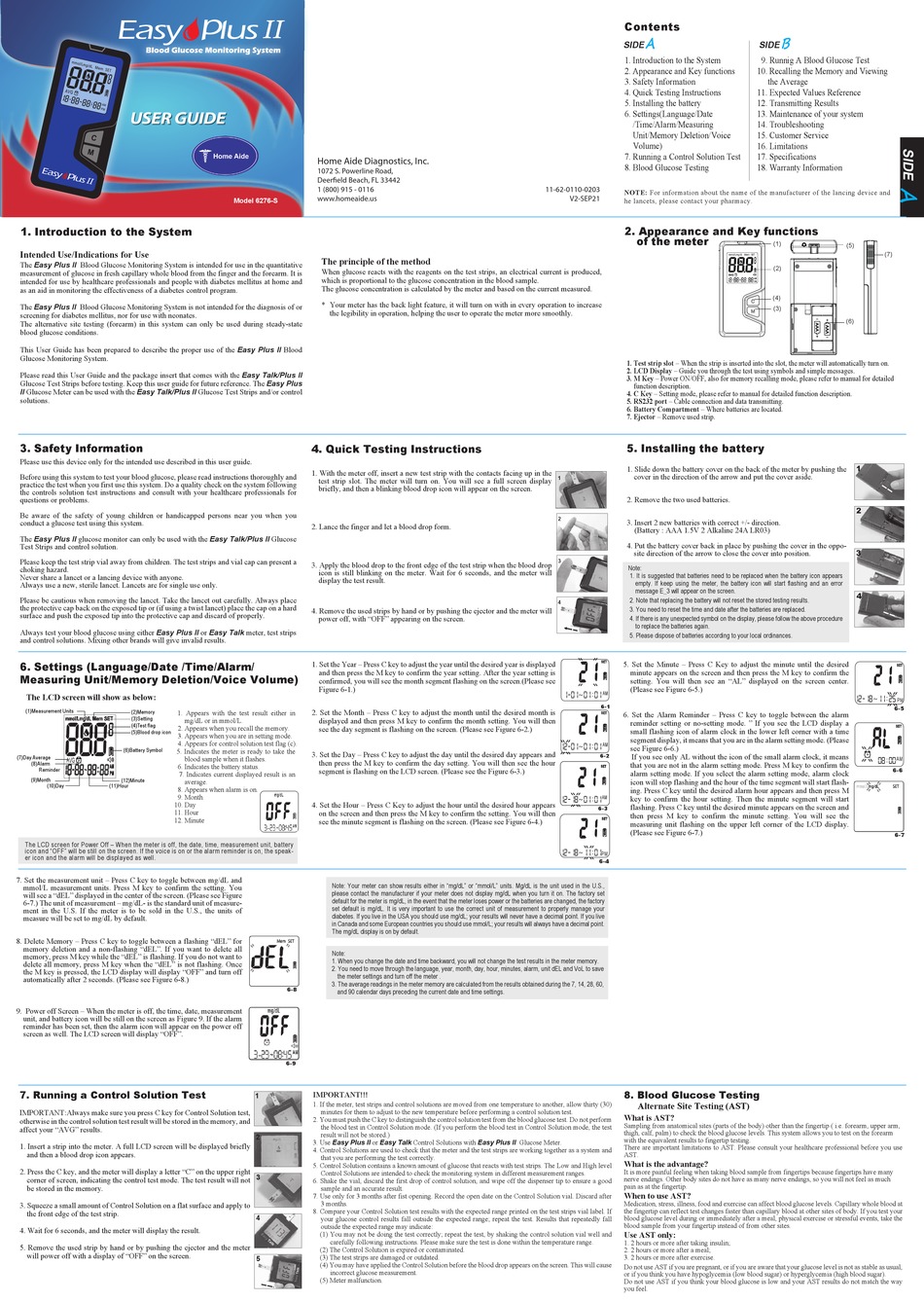 HOME AIDE EASY PLUS II 6276-S USER MANUAL Pdf Download | ManualsLib