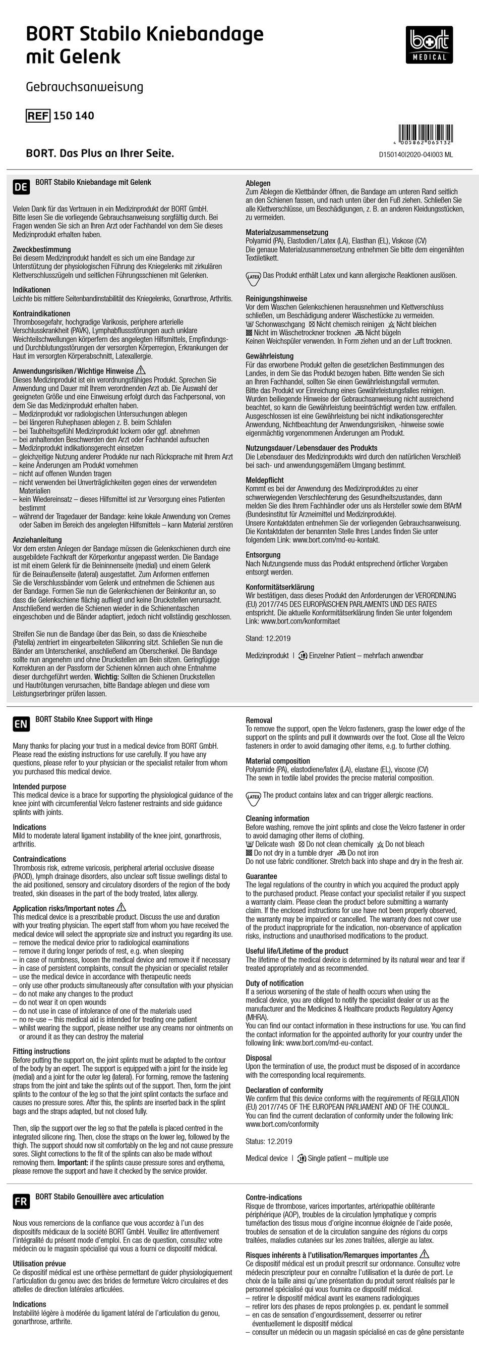 BORT MEDICAL STABILO QUICK MANUAL Pdf Download | ManualsLib BORT MEDICAL STABILO QUICK MANUAL Pdf Download | ManualsLib
