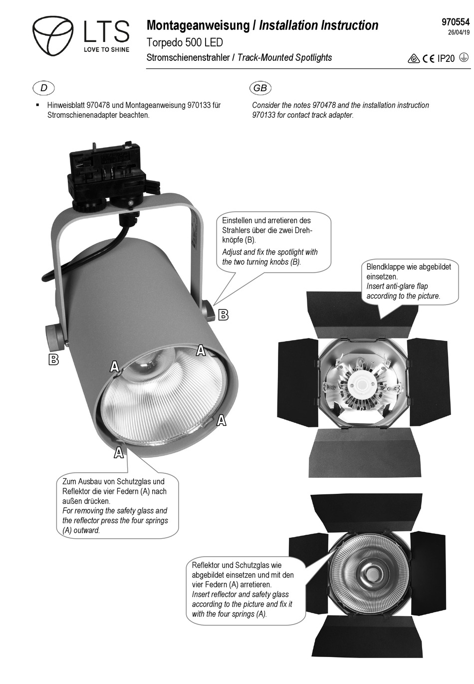 LTS TORPEDO 500 LED INSTALLATION INSTRUCTION Pdf Download | ManualsLib
