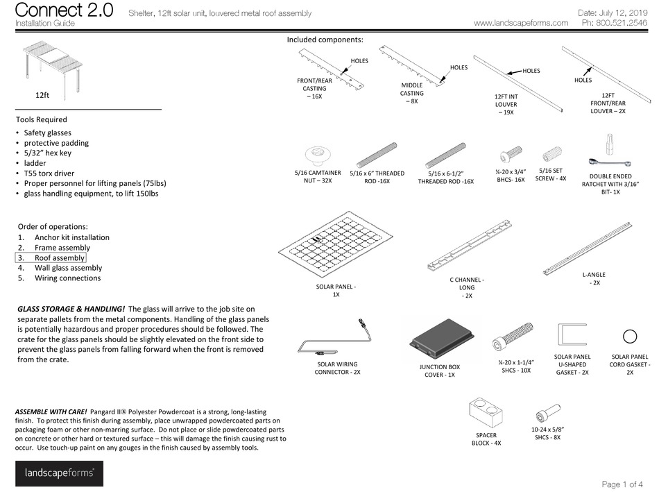 LANDSCAPE FORMS CONNECT 2.0 INSTALLATION MANUAL Pdf Download | ManualsLib