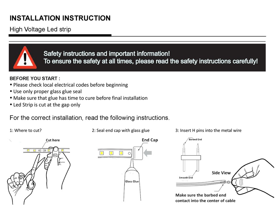 LEDLIGHT 69857 INSTALLATION INSTRUCTION Pdf Download | ManualsLib