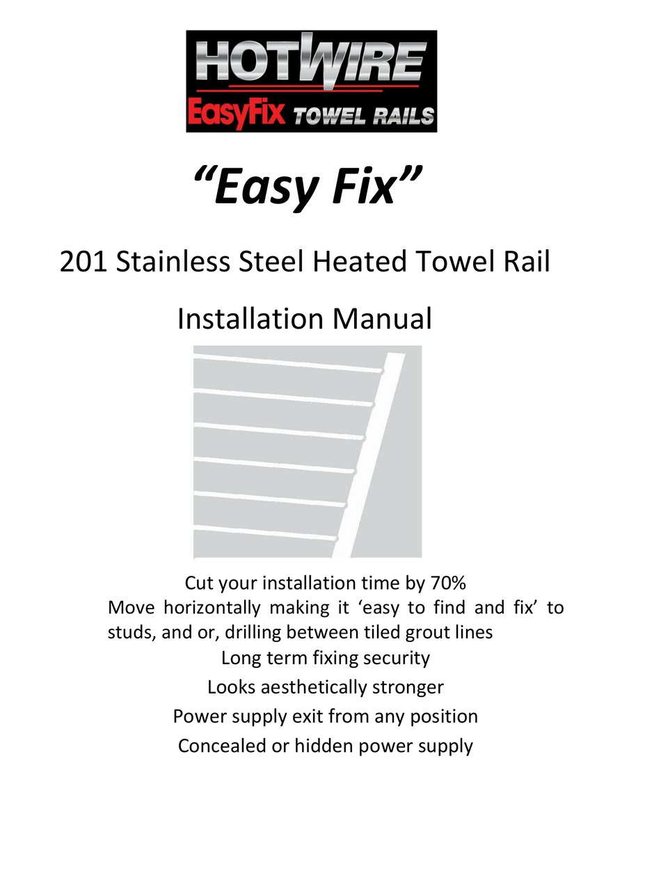 HOTWIRE EASY FIX INSTALLATION MANUAL Pdf Download ManualsLib