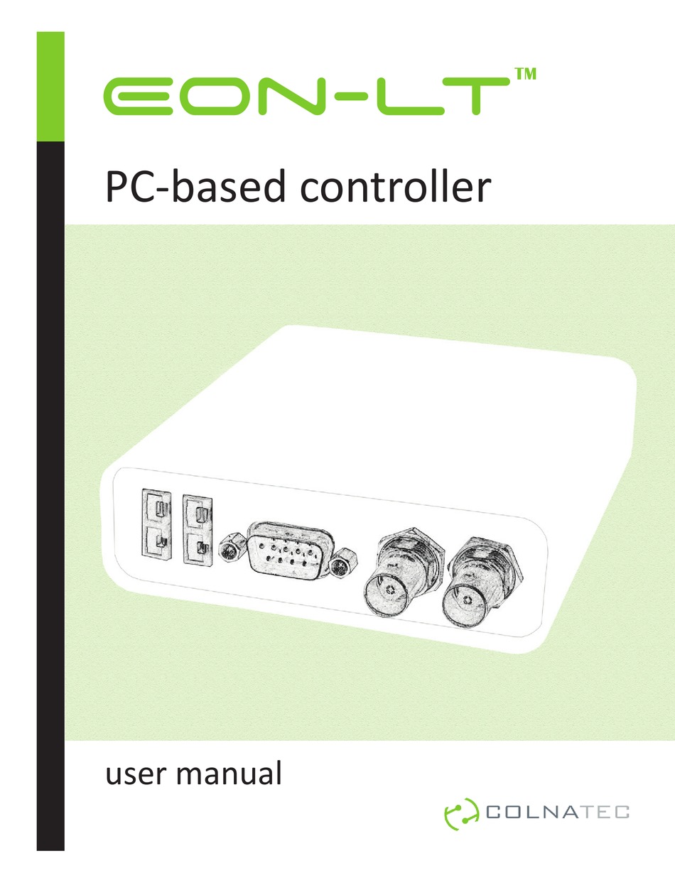 COLNATEC EON-LT USER MANUAL Pdf Download | ManualsLib