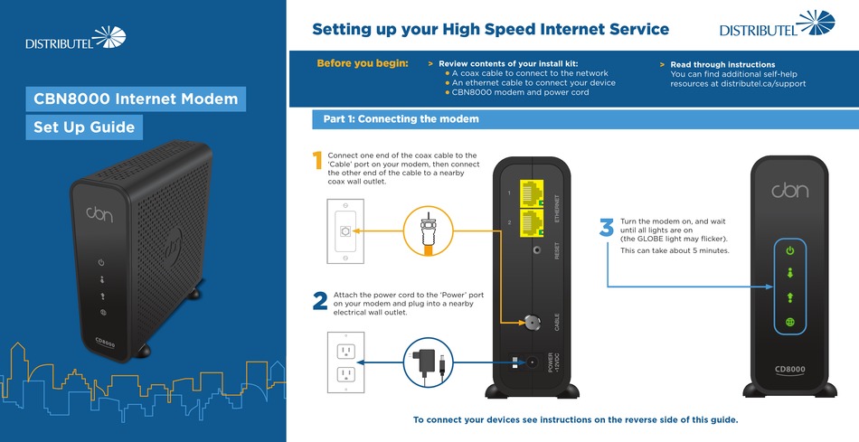 DISTRIBUTEL CBN8000 SETUP MANUAL Pdf Download | ManualsLib