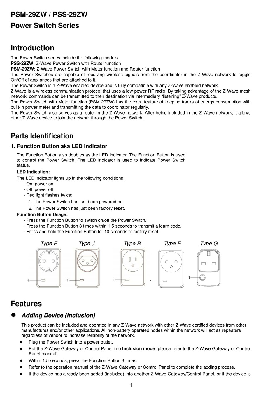 VESTA PSM-29ZW QUICK START MANUAL Pdf Download | ManualsLib