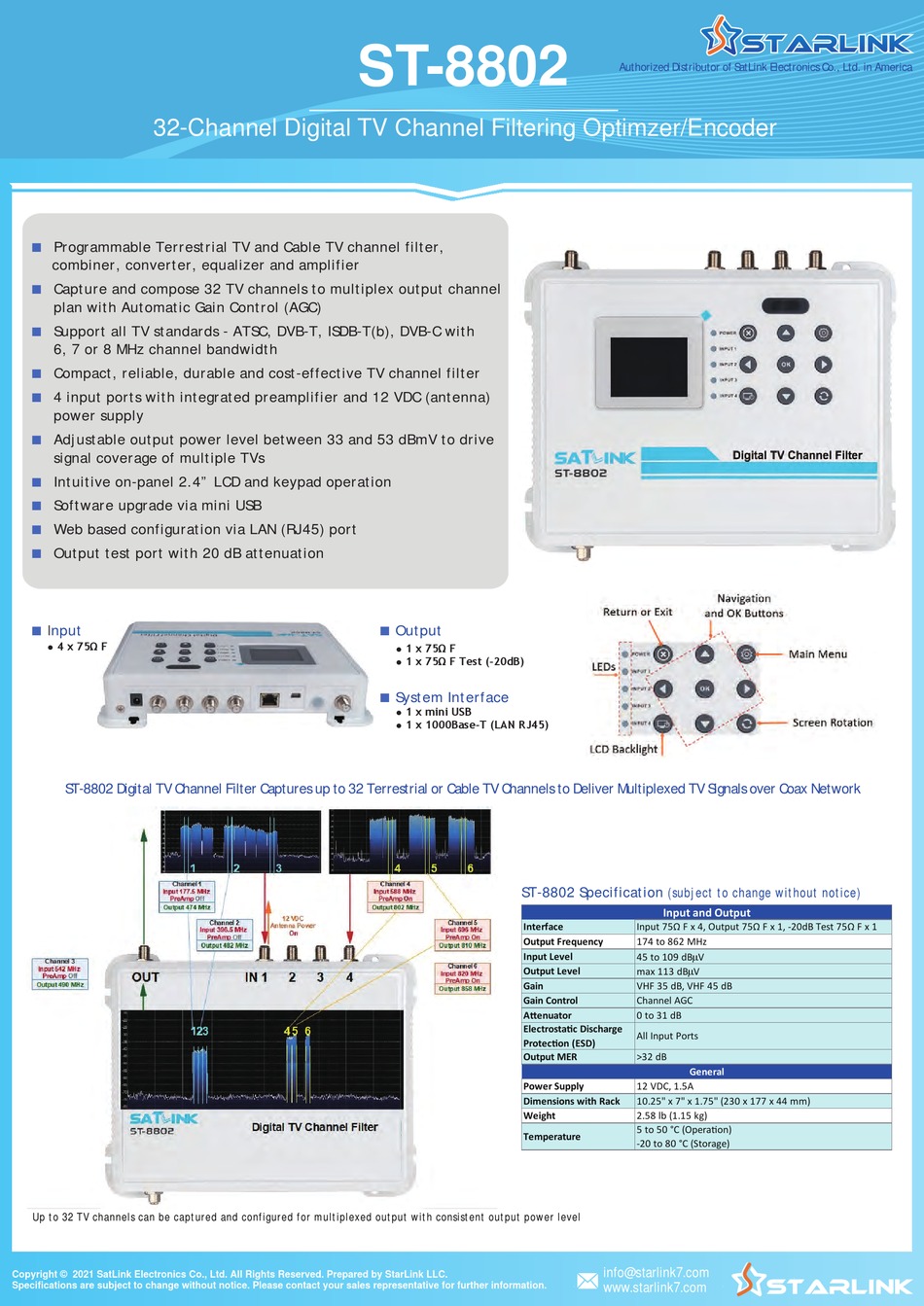STARLINK ST-8802 MANUAL Pdf Download | ManualsLib
