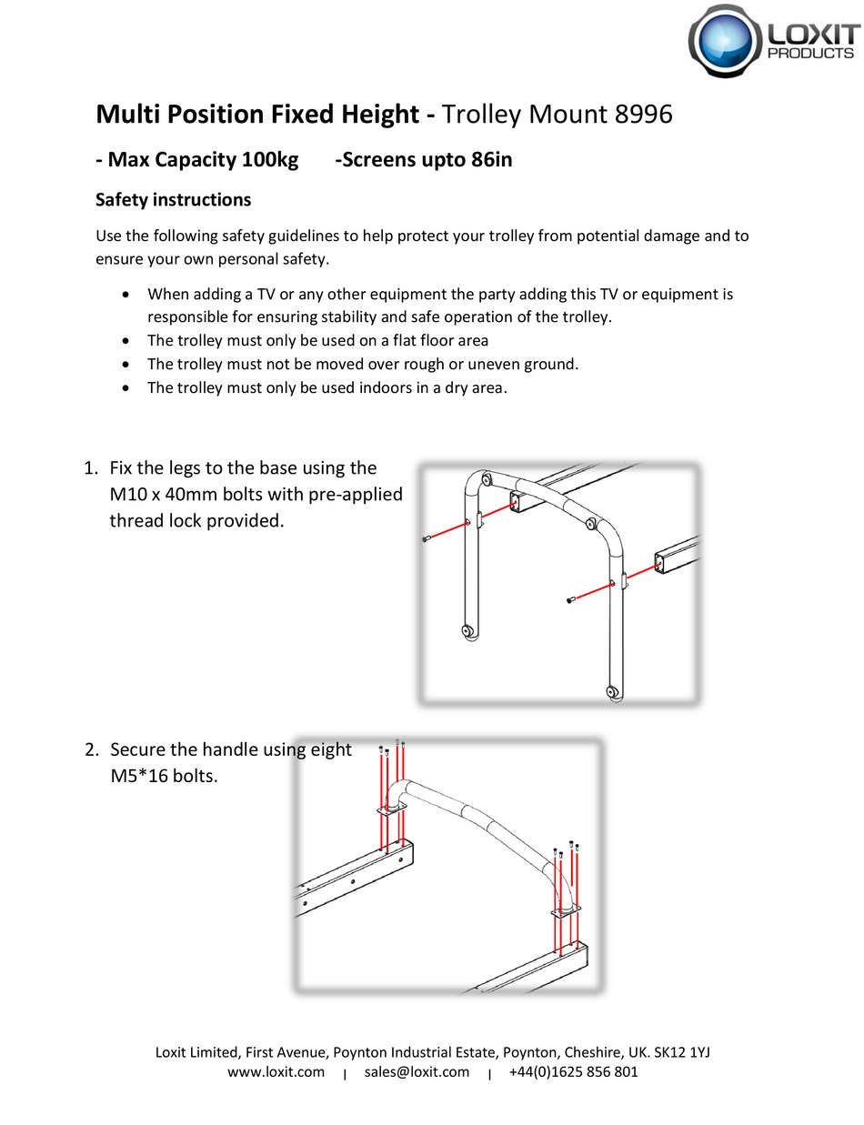 LOXIT 8996 MANUAL Pdf Download | ManualsLib