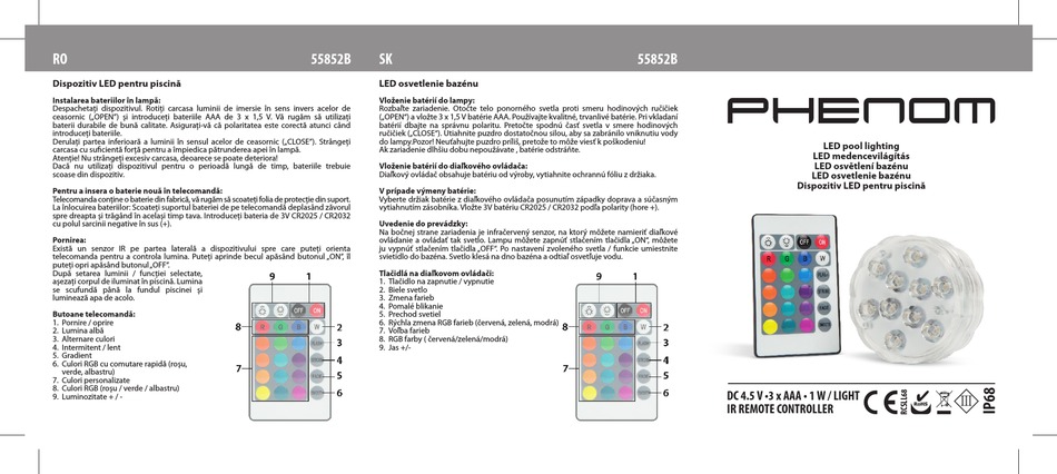 PHENOM 55852B QUICK START MANUAL Pdf Download | ManualsLib