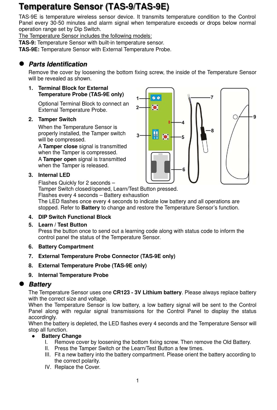 VESTA TAS-9 QUICK START MANUAL Pdf Download | ManualsLib