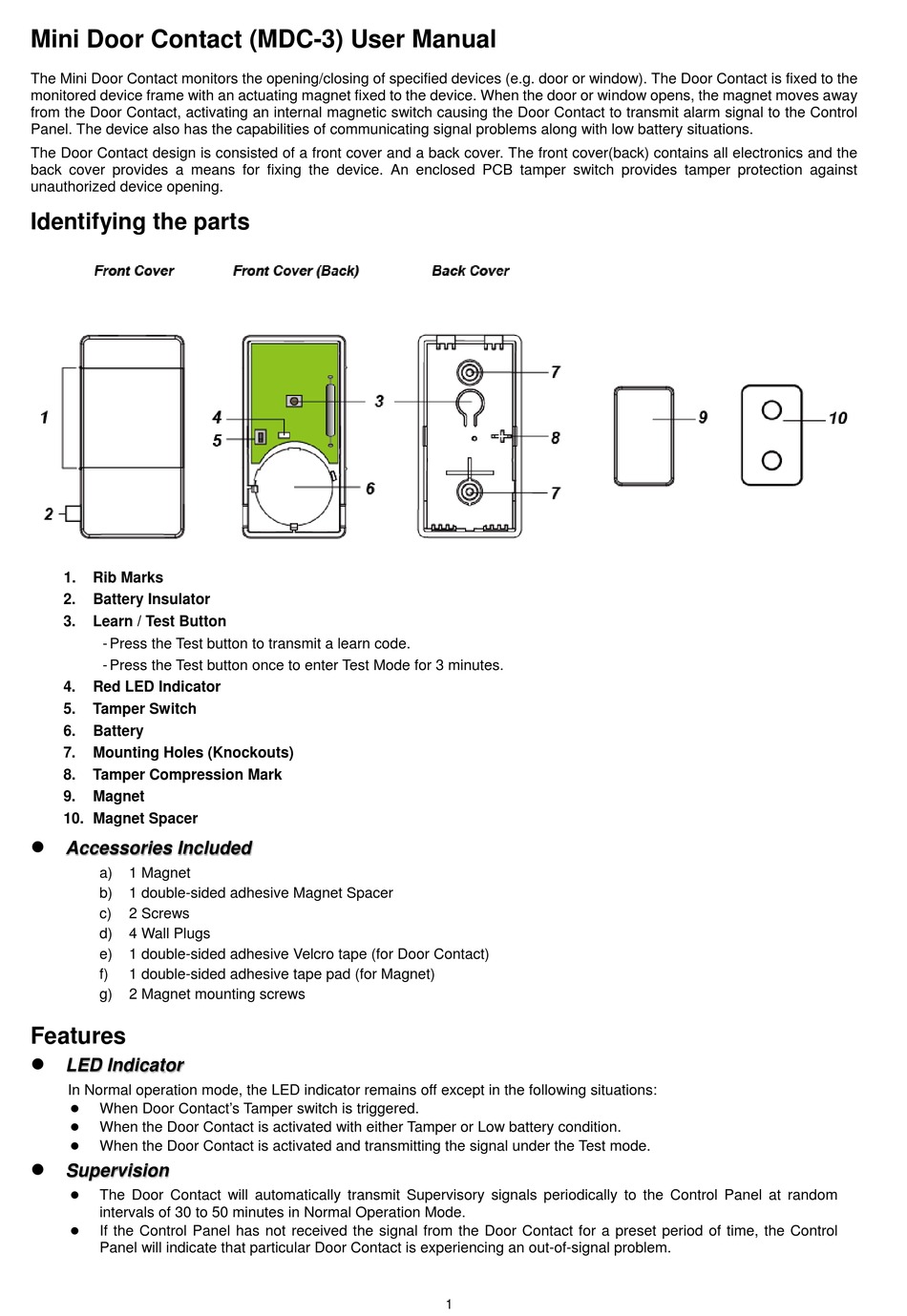VESTA MDC-3 USER MANUAL Pdf Download | ManualsLib